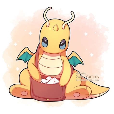 Sevi 🌱🌸 On Instagram Swipe To See The Older Version This Is A Redraw Of A Chibi Dragonite I