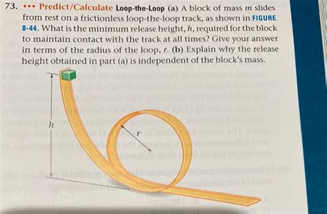 solved 73 predict calculate loop the loop a a block of