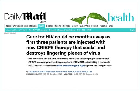Crispr Gene Therapy Appears Safe But Claims Of An Imminent Hiv Cure