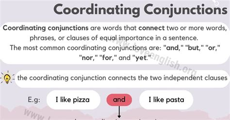 Fanboys Conjunctions