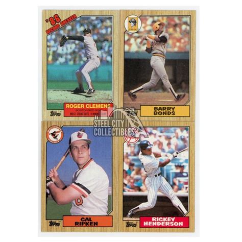 1987 Topps Baseball Hand Collated Set Steel City Collectibles