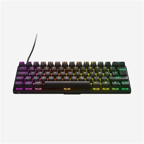스틸시리즈 에이펙스 프로 미니 게이밍 키보드 영문 자판 블랙 국내 정식 발매 제품 Steelseries Kream