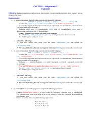 Assignemnt2 Spring 22 Pdf CSC 3210 Assignment 2 Fall 2022