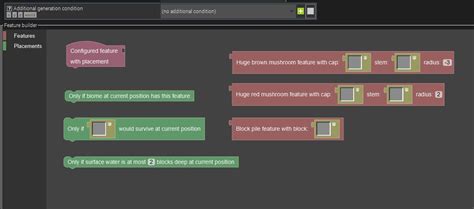 More Features And Placements Are Coming To The New Feature Mod Element In Mcreator With Them