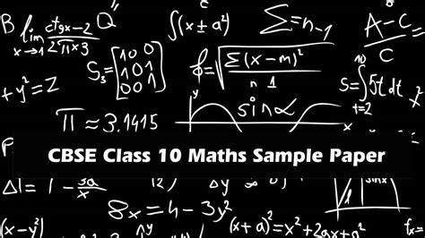 CBSE Class 10 Maths Sample Paper 2024 25 Released With Solutions PDF