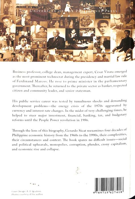 Cesar Virata Life And Times Through Four Decades Of Philippine Economic