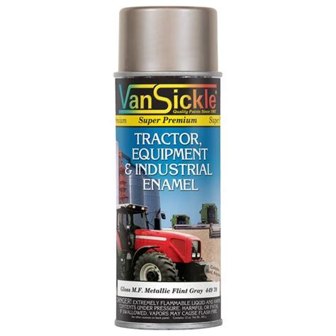 Van Sickle Tractor Equipment And Industrial Enamel Spray Paint