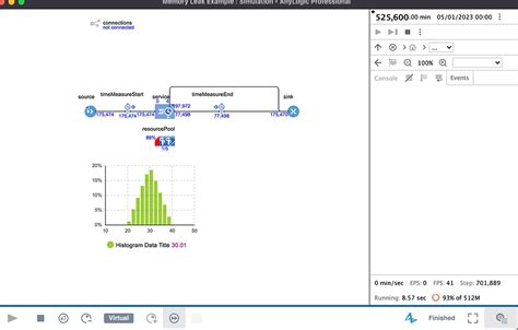 detecting memory leaks in anylogic models