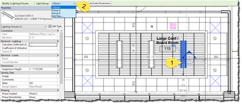 BIM Chapters Revit Lighting Fixtures Control Options