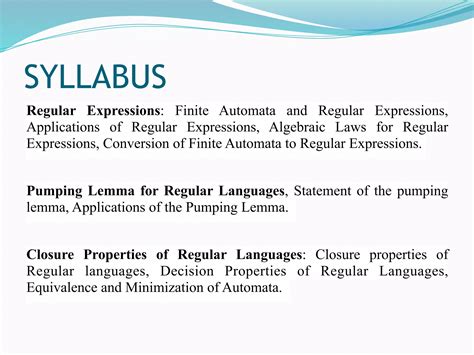 Formal Languages And Automata Theory Unit 2 Pdf Programming