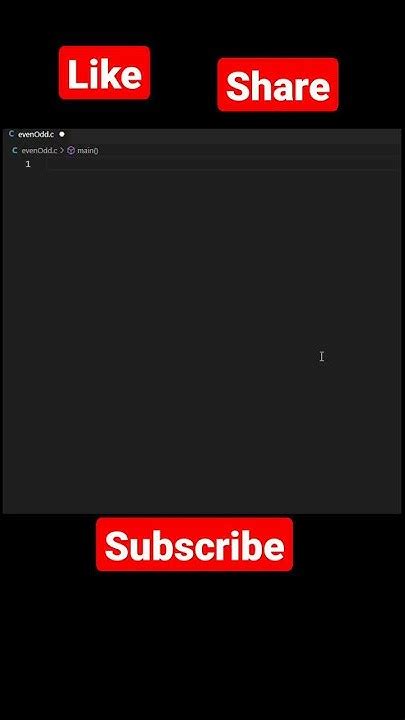 the c program to check given number even or odd youtube