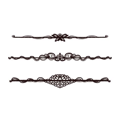 Black Lace Divider Png