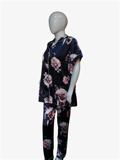 Women Silk Dotted Nightwear