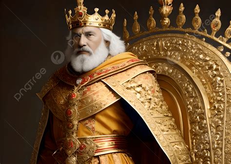 빛나는 황금 옷을 입은 왕 3d 왕 왕관 배경 일러스트 및 사진 무료 다운로드 Pngtree