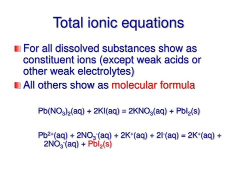 PPT Ionic Equations PowerPoint Presentation Free Download ID