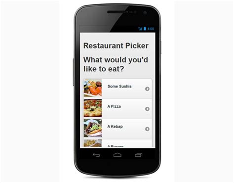 Jquery Mobile Tutorial Creating A Restaurant Picker Web App The