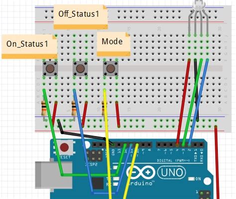 Fritzing Project Using RGB LED With Variables