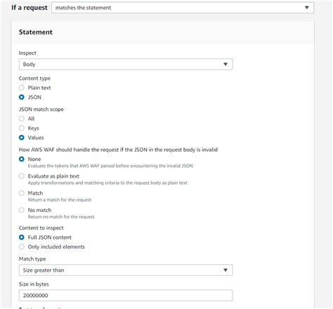 Waf Body Limit Rule Aws Repost