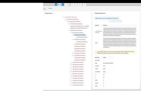 Appium Inpector Showing Xcuielementtypeany Instead Of Xcuielementtypecell Issuesbugs Appium