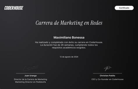 ¡carrera De Marketing En Redes Sociales De Coderhouse Adentro