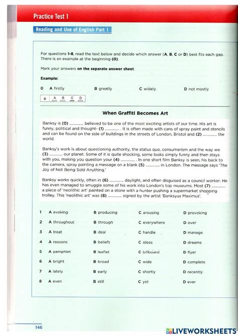 English Practice Test 1 At Dale Armour Blog