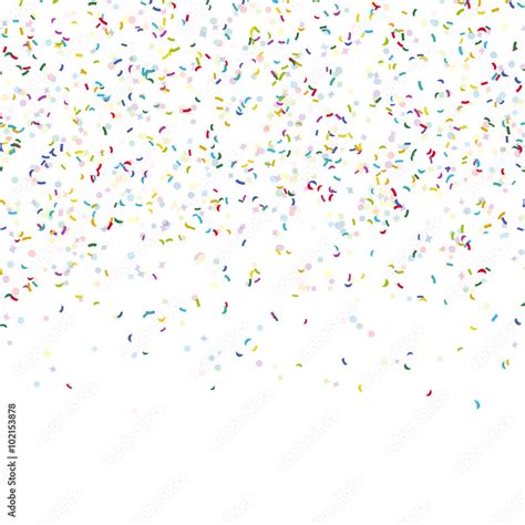 Seamless Confetti Party Background Stock Vector Adobe Stock