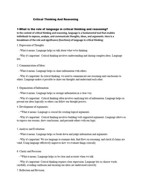 critical thinking and reasoning pdf argument inductive reasoning