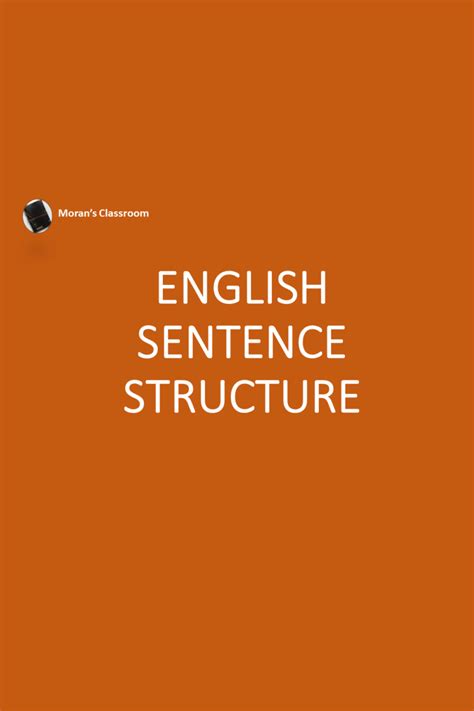 English Sentence Structure Myanmar BOC