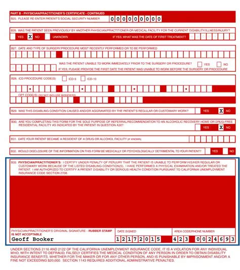 How To Fill Out Edd Disability Form Printable Forms Free Online