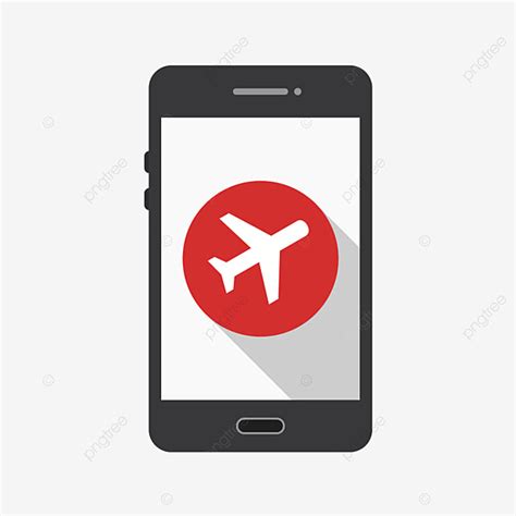 Airplane Mode Mobile Application Vector Icon Airplane Mode App