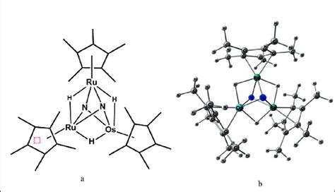 A Schematic Structure And B Geometry Optimization Structure Of