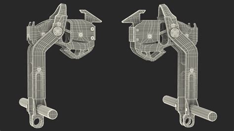 Trigger Cable System Impact Trolley White 3d Model 39 3ds Blend