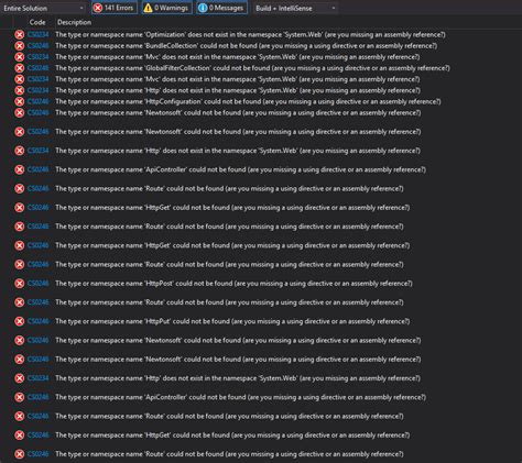 C Missing References Errors On Visual Studio Stack Overflow