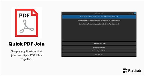 Quick Pdf Join Uygulamasını Linuxta Kur Flathub