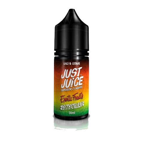 Lulo And Citrus 30ml Concentrate Just Juice Uk Vape Store E Cig Clouds