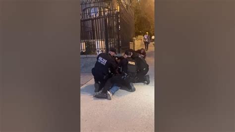 У США під час проукраїнського мітингу затримано фанатку «російського світу що плюнула в