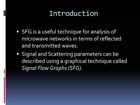 Signal Flow Graph Pptx