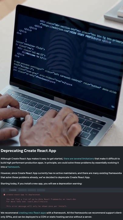 Create React App Is Now Officially Deprecated Coding Programming