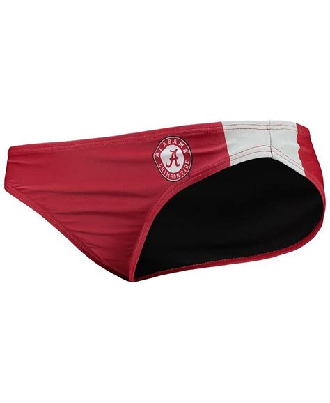 Foco Womens Crimson Alabama Crimson Tide Wordmark Bikini Bottom Macys