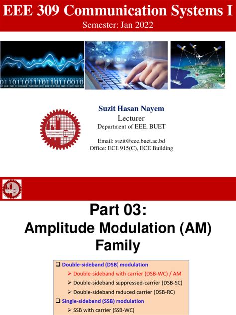 Part 03 1 Amplitude Modulation Eee309 Pdf Detector Radio Radio