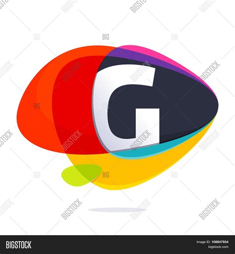 G Letter Ellipses Vector And Photo Free Trial Bigstock