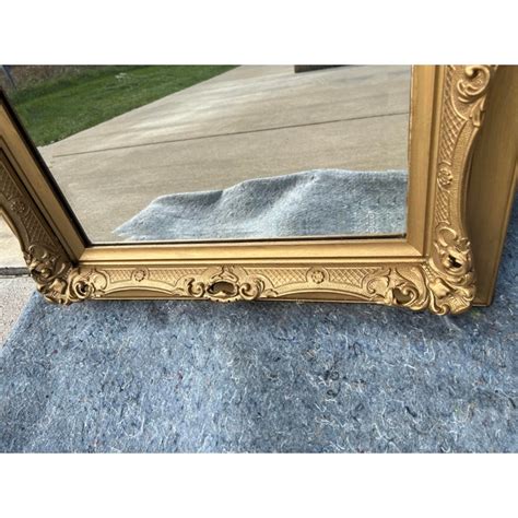 Antique Wmp Company Large Rectangular Louis Xiv Ornate Carved Pierced