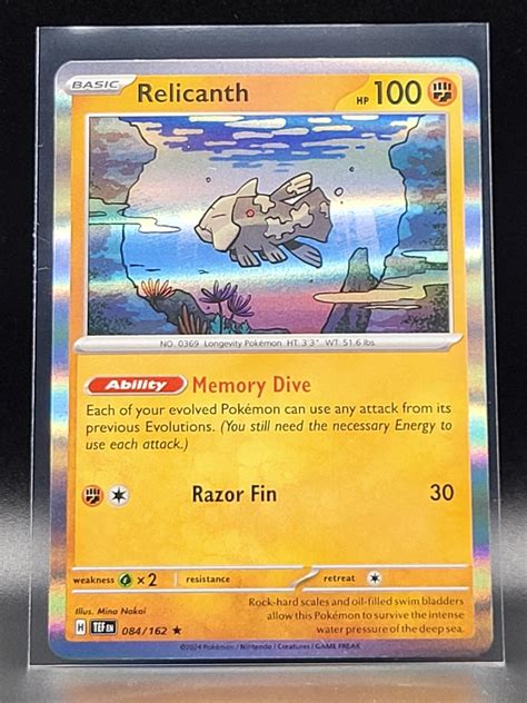 Relicanth Holo 84 Prices Pokemon Temporal Forces Pokemon Cards