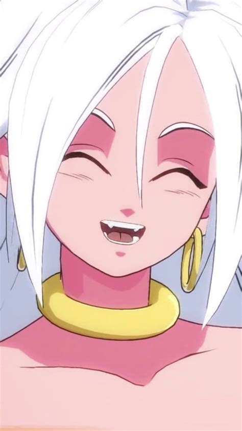 Majin Android 21 Smile Menina Anime Anime Desenho Personagem Feminina