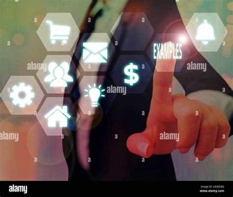 Handwriting Text Examples Conceptual Photo Illustration Sample Model To Follow Guide