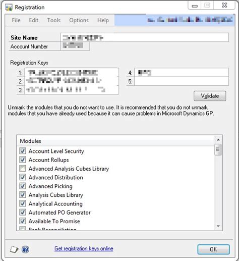 Enabling Dynamics GP Modules