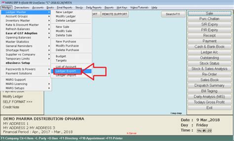 How To Export And Import Ledger Master From Marg To Marg