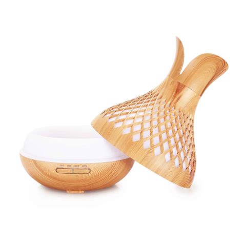 Serene Oasis Essential Oil Diffuser 500ml Vase Wood
