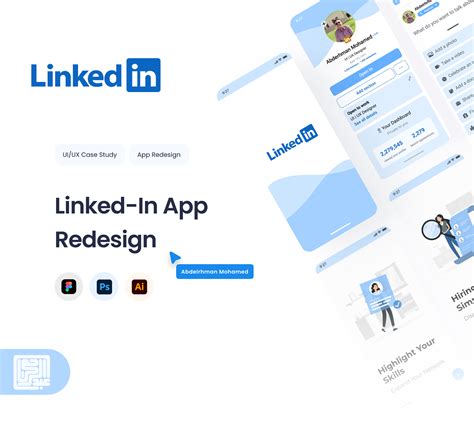 Linked In App Redesign Concept Behance