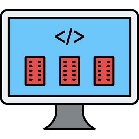 Framework Generic Thin Outline Color Icon